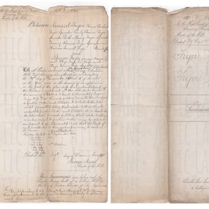 Victorian Ledger (authentic) - Printable Background Papers - Etsy