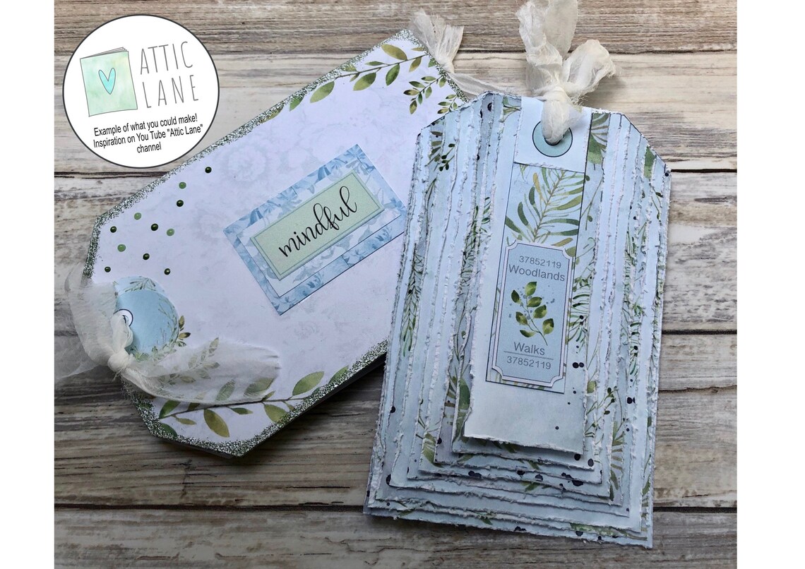 Leafy Layered Tags Printable Files - Etsy