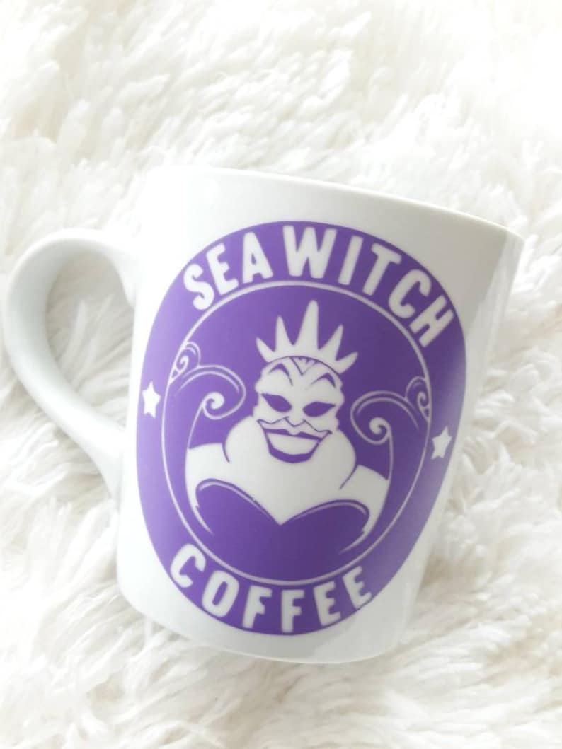 Disney Mug. Ursula Mug. Ursula Coffee Mug. the Little Mermaid. Coffee ...