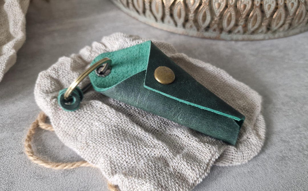 Handmade Leather Key Chain & Cover for Yamaha Motorcycles - Yoke Saver ...