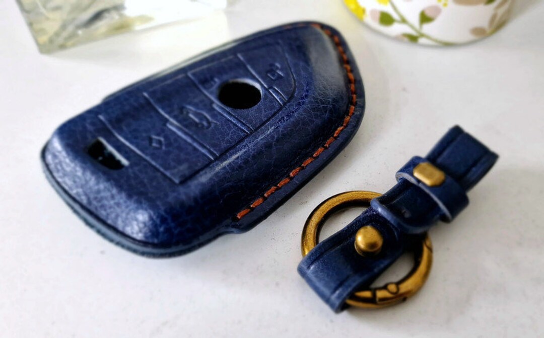 Real Leather BMW 5 Series 7 Series X Series Key Fob Cover - Hand ...