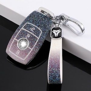 Mercedes Benz Stylish Key Fob Cover With Key Chain Jade/marble Effect ...