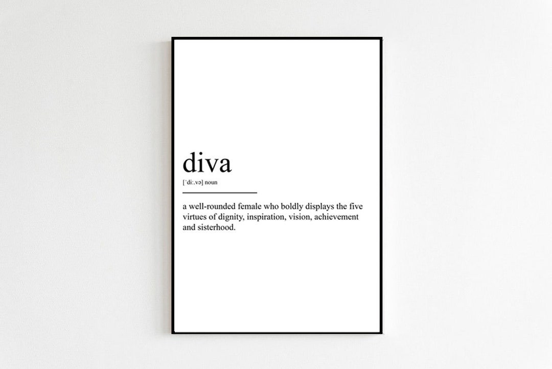 Teenager Gift Funny Teen Gift Print Only Bedroom Present Diva ...