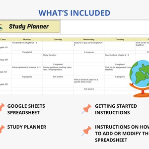 Ultimate Academic Spreadsheet - Google Sheets - Etsy