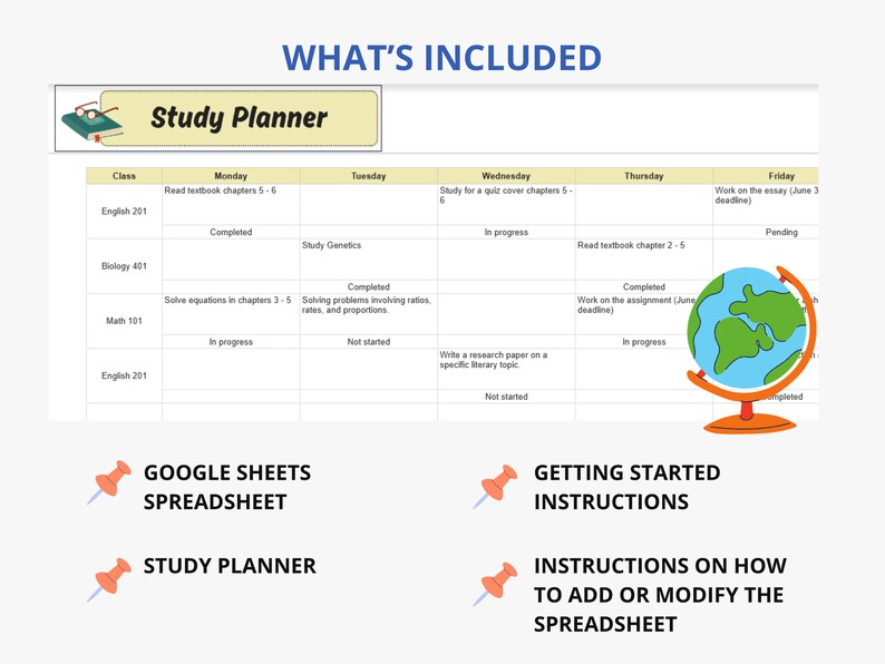 Ultimate Academic Spreadsheet - Google Sheets - Etsy
