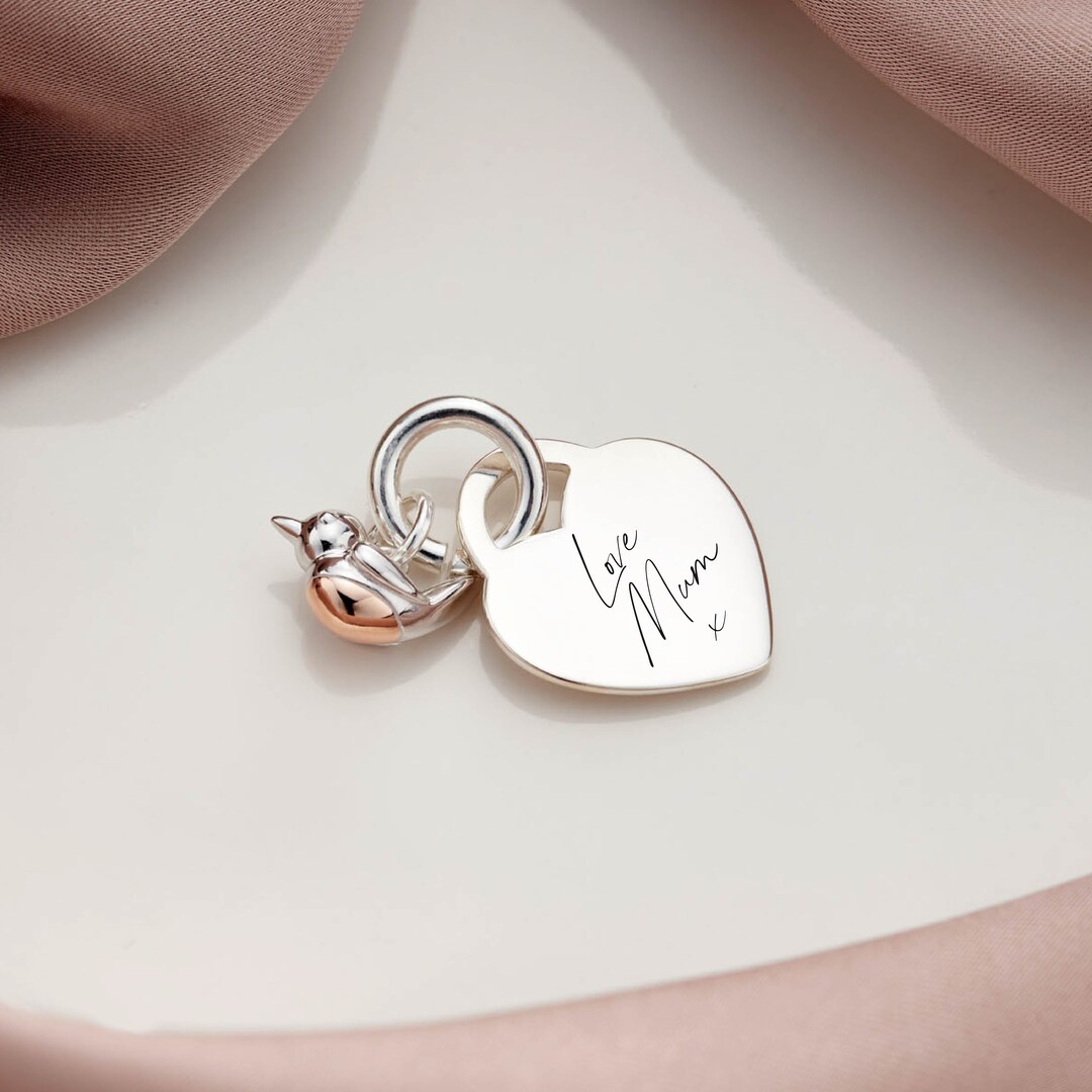 Robin Handwriting Charm · Robins Appear When Loved Ones Are Near ...