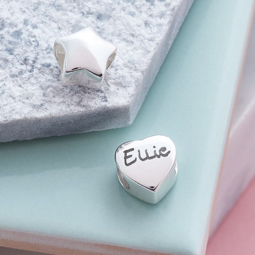 Personalised Children's Drawing Silver Charm | Etsy