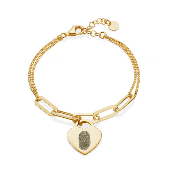 Gold Fingerprint Jewelry - Etsy