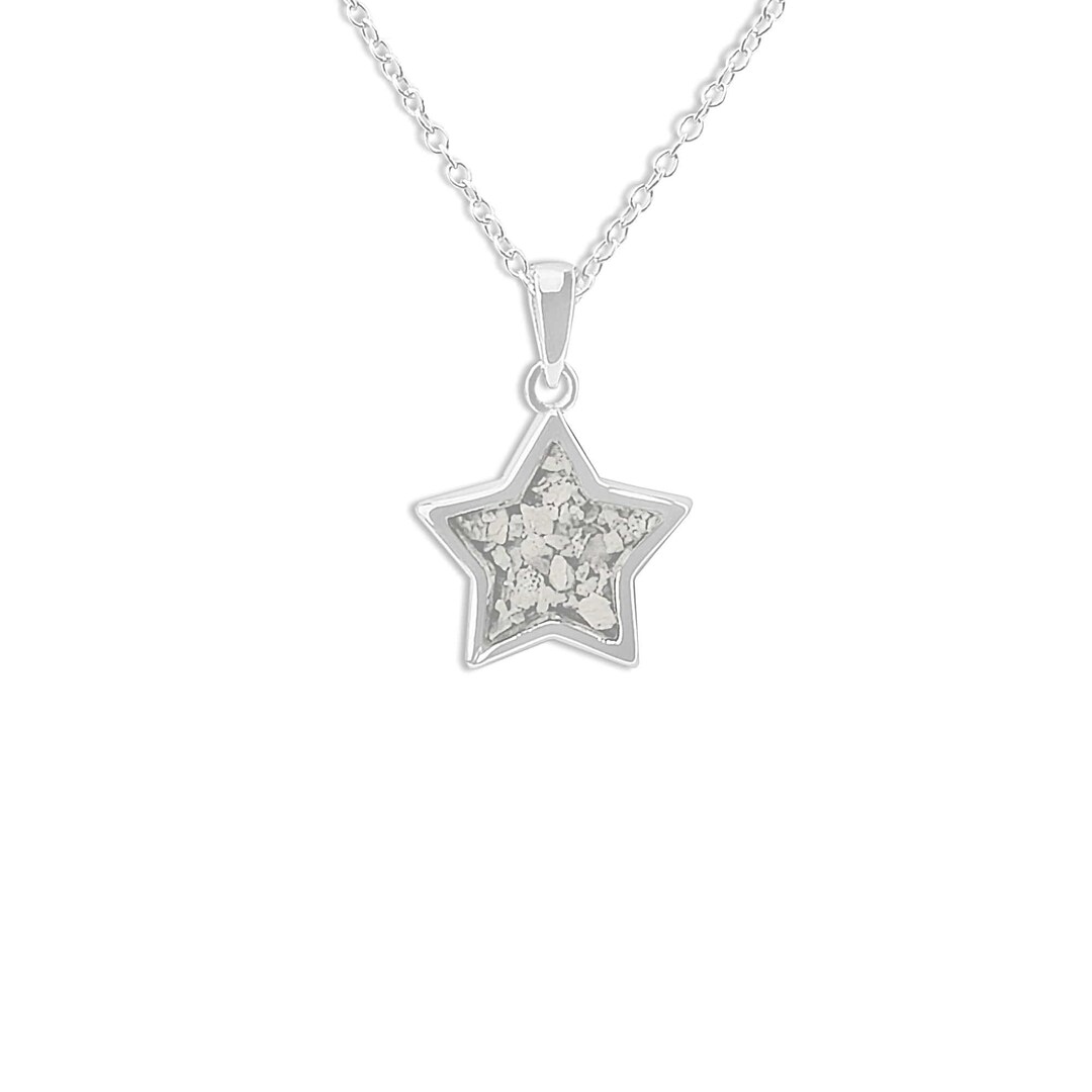 Star Ashes Memorial Necklace Sentimental Urn Jewellery Cremation ...