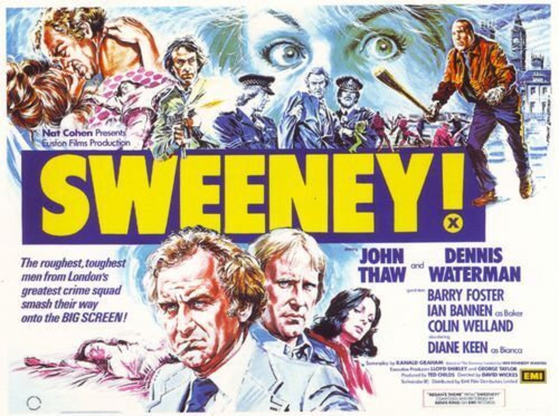 1970's Movie Poster the Sweeney Print A3/a4 - Etsy