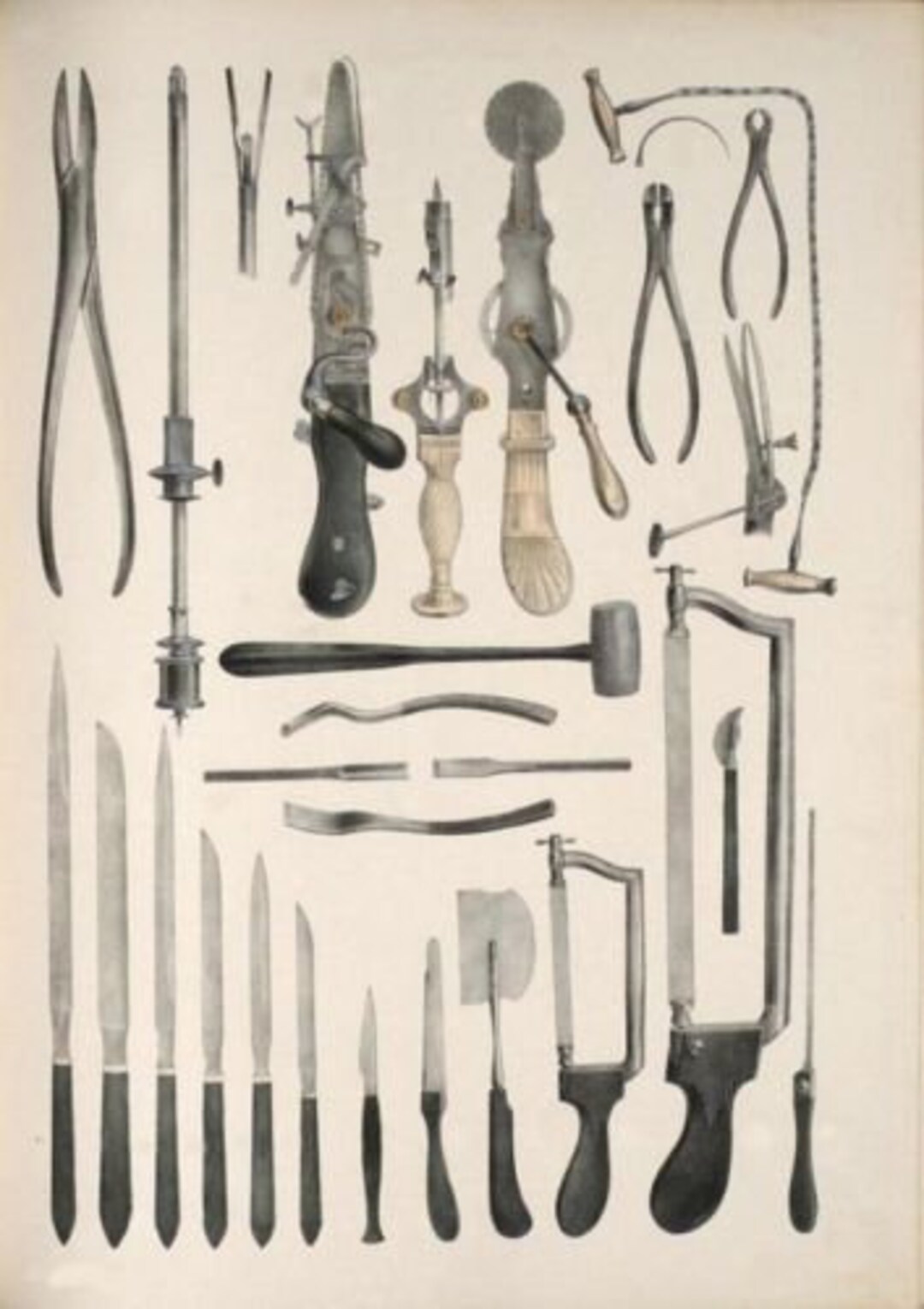 Antique Medical Amputation Instruments A3 Re Print - Etsy Canada