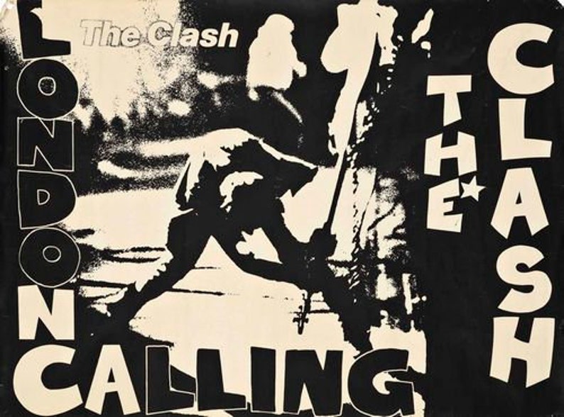 Vintage the Clash London Calling Poster A3/A4 - Etsy