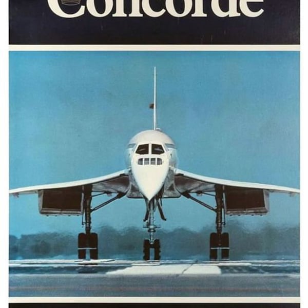 Concorde Poster - Etsy