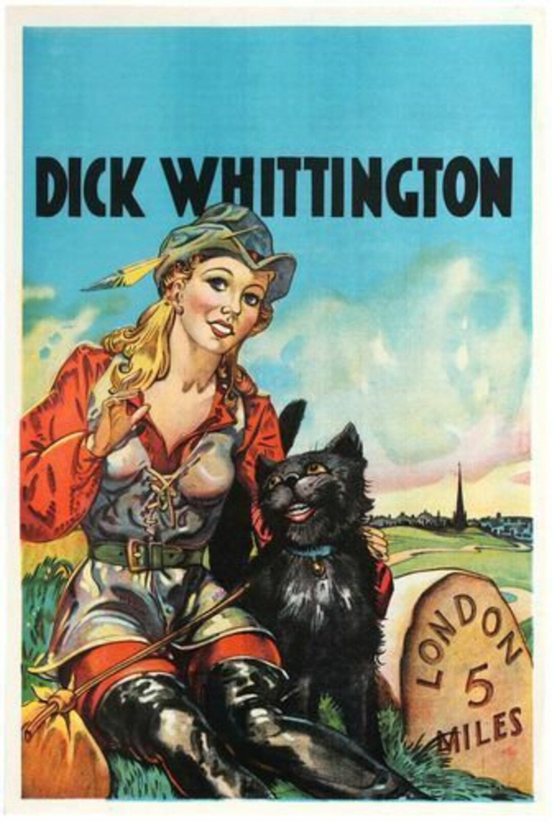Vintage Traditional British Pantomime Dick Whittington Poster Print A3/a4 - Etsy