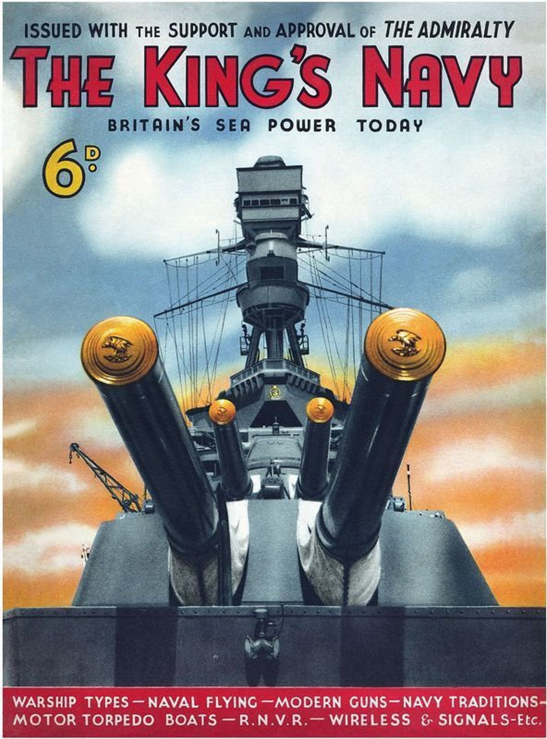 1930's British Royal Navy Poster A3/a2 Print - Etsy