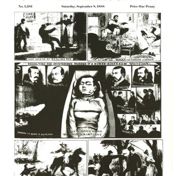 Jack the Ripper Newspaper - Etsy