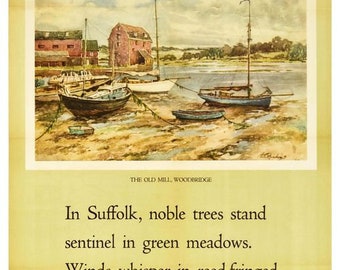 Vintage LNER Suffolk Railway Poster A3/A2/A1 Print - Etsy UK