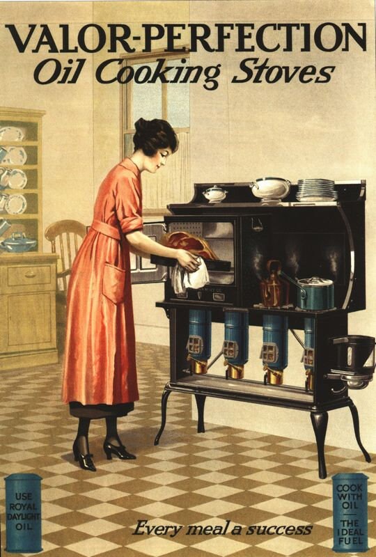 Vintage Edwardian Oil Cooking Stove Advertisement Poster Print A3/A4 - Etsy