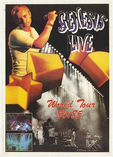 Vintage 1984/85 Genesis World Tour Poster A3/A4 - Etsy
