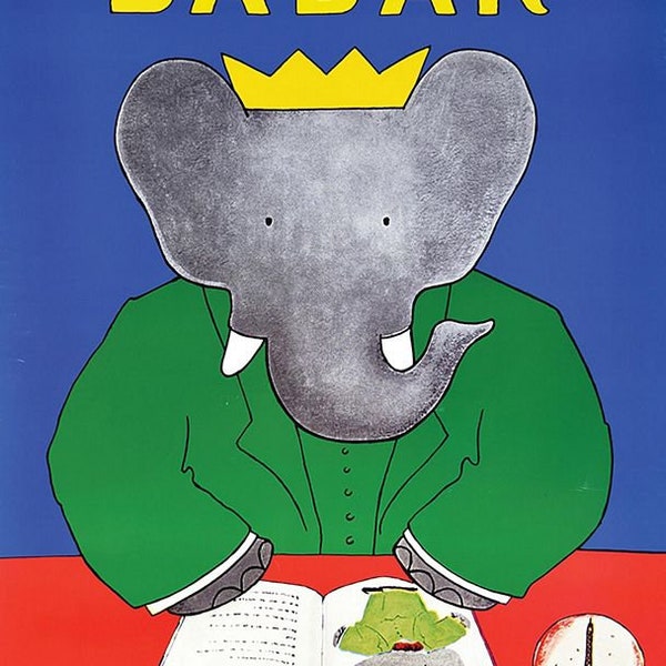Babar Print - Etsy