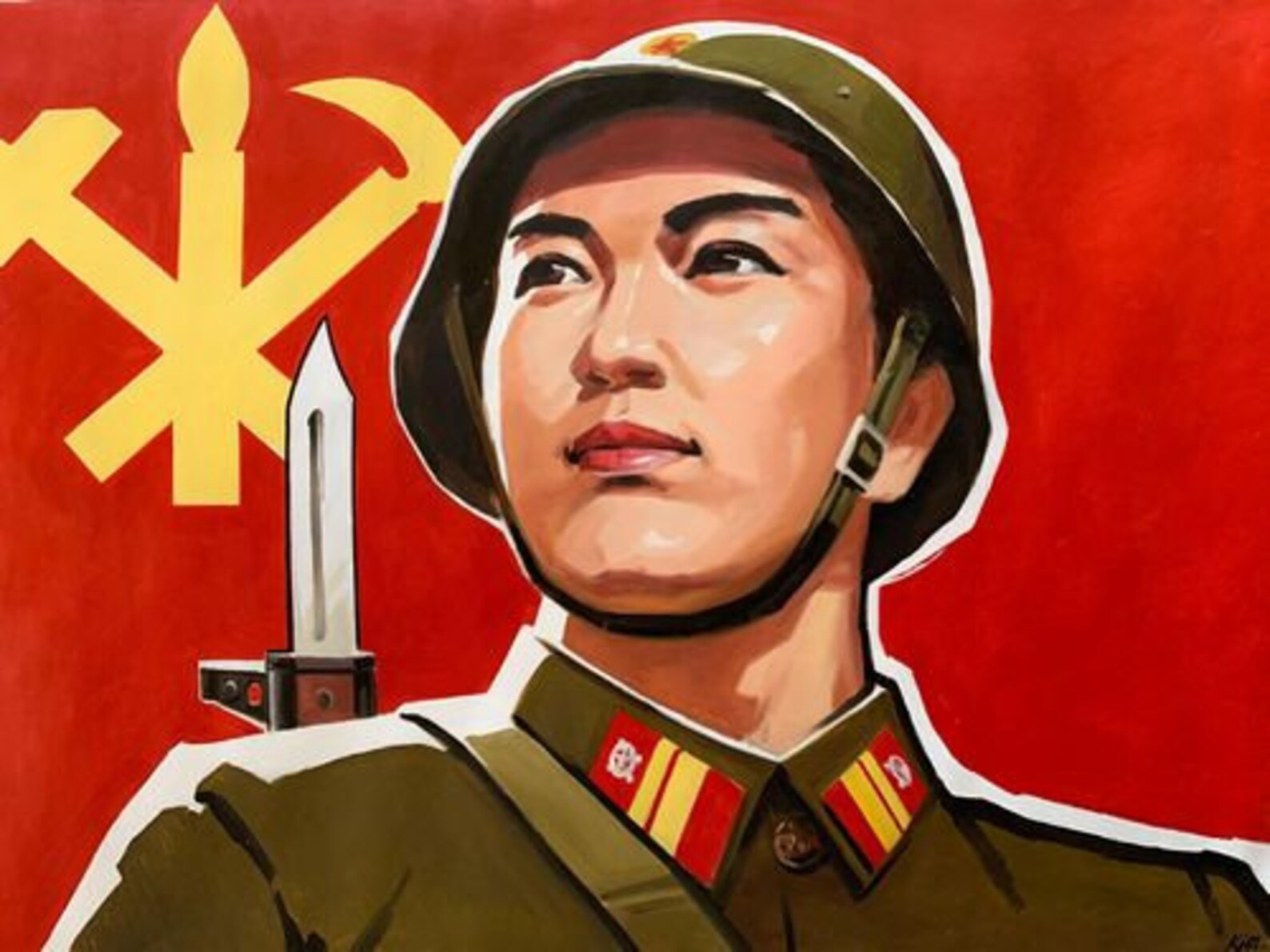 Vintage 1960's Chinese Military Propaganda Poster A3/A4 Print - Etsy