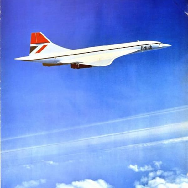 Concorde Poster - Etsy