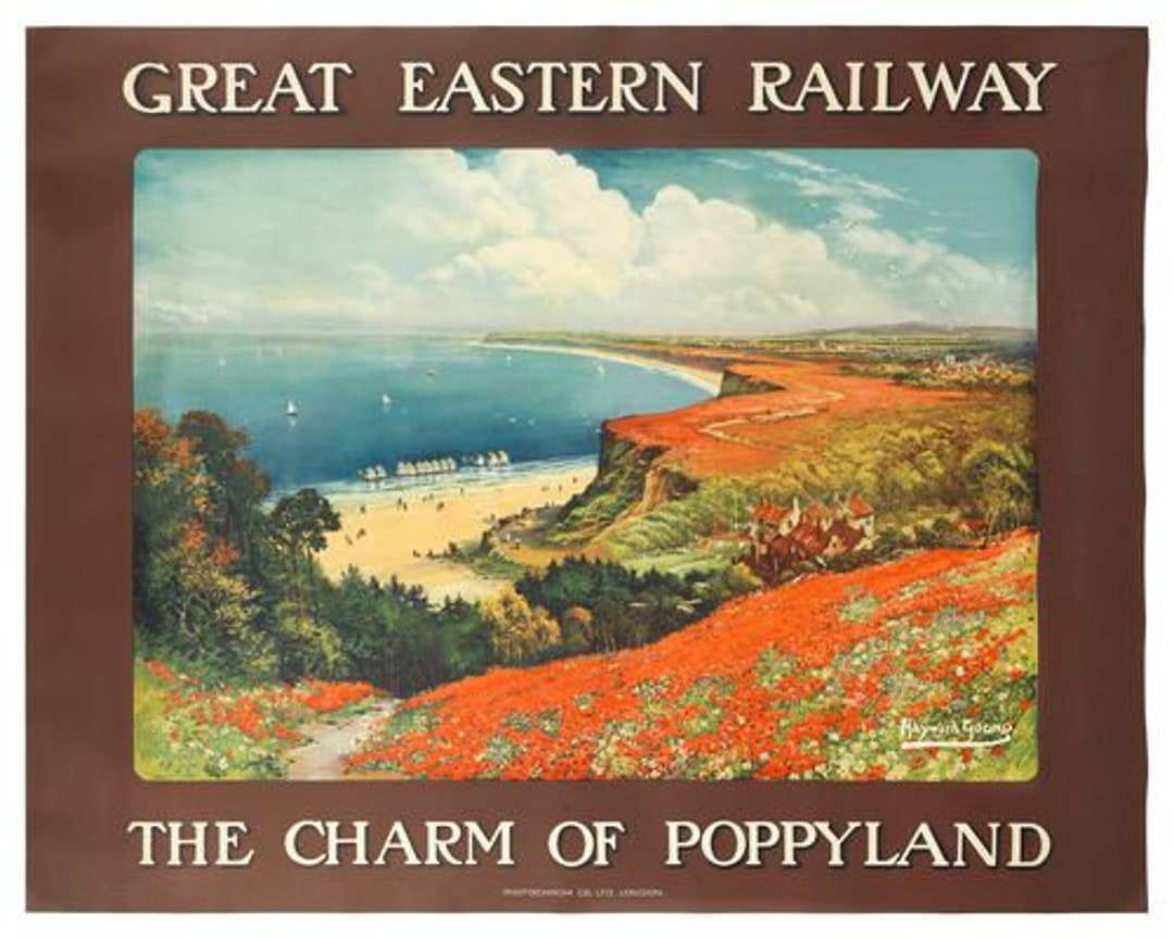 Vintage Great Eastern Railway Poppyland Norfolk Railway Poster A3/A4 - Etsy