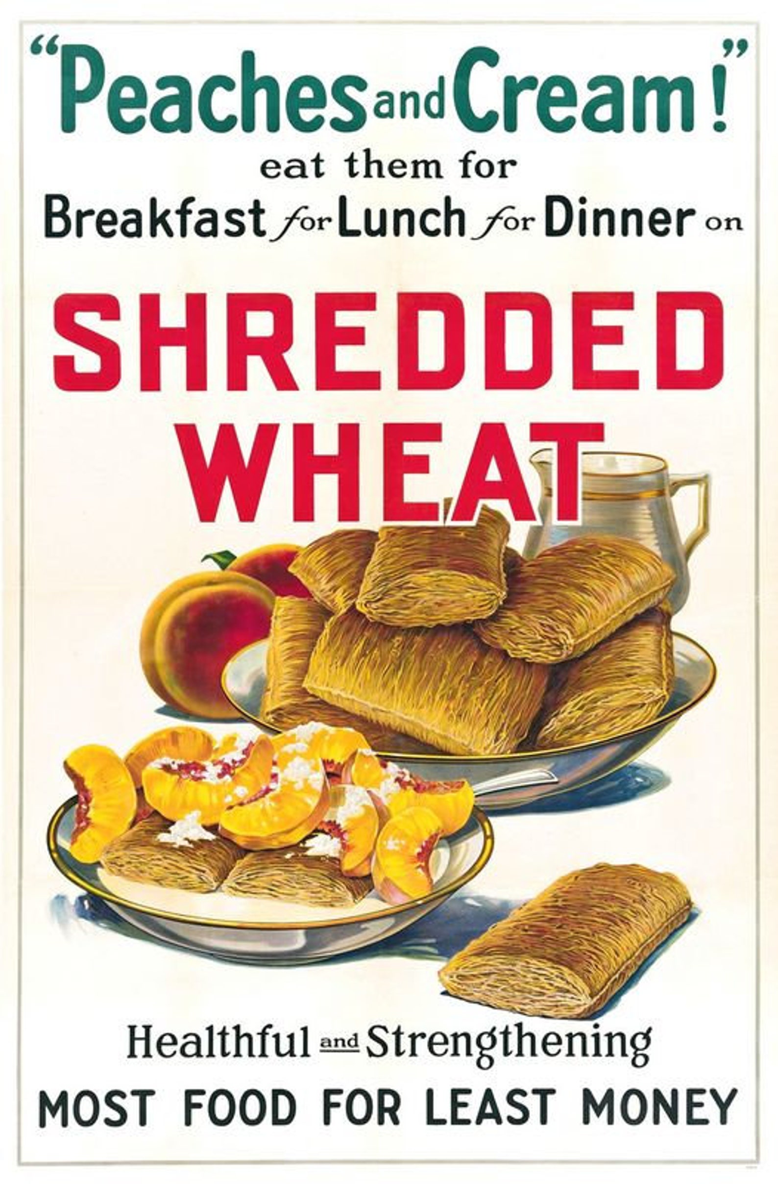 Vintage Shredded Wheat Advertisement Poster Print A3/A4 - Etsy