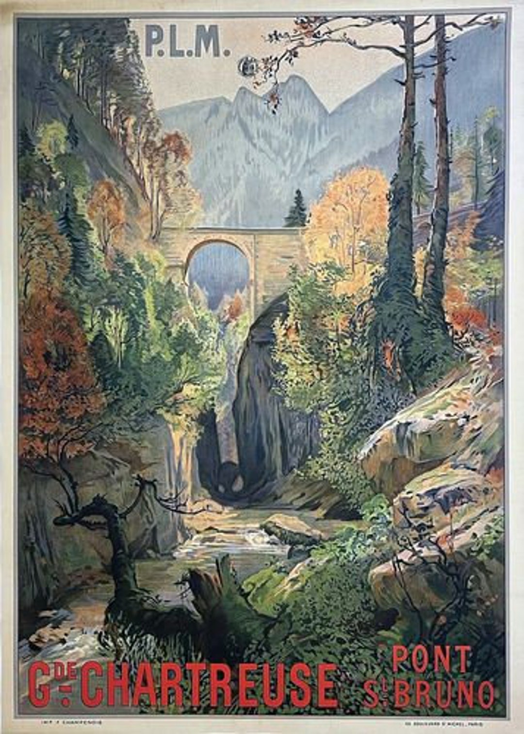 Vintage French Chartreuse Tourism Poster A3/A4 - Etsy