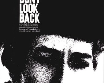 Bob Dylan Dont Look Back Poster - Etsy