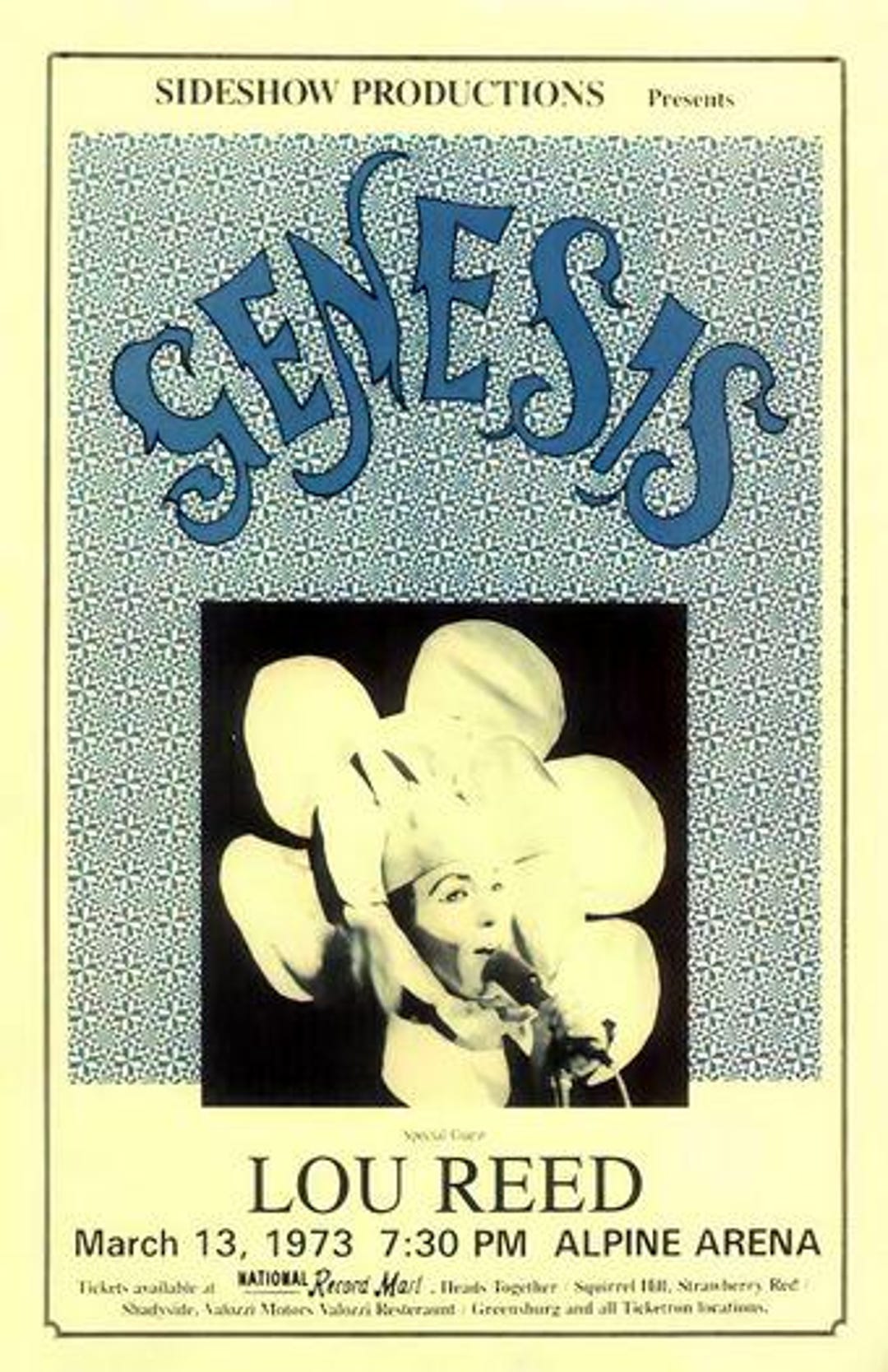 Vintage 1973 Genesis Concert Tour Wisconsin Poster Print A3/A4 - Etsy