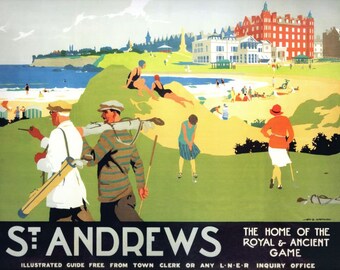 St Andrews Poster | Etsy