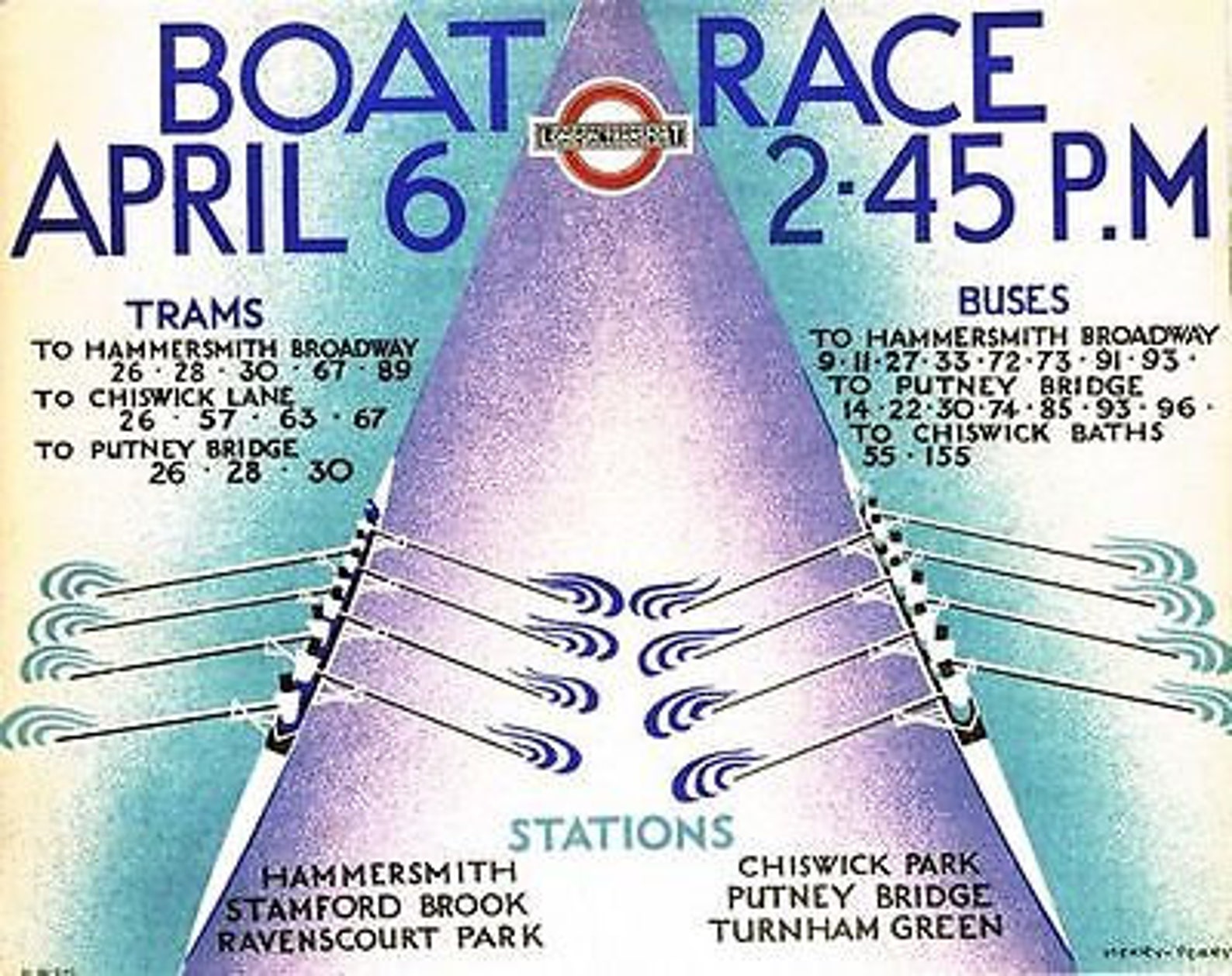1935 Oxford Cambridge University Boat Race Poster A3 Print - Etsy