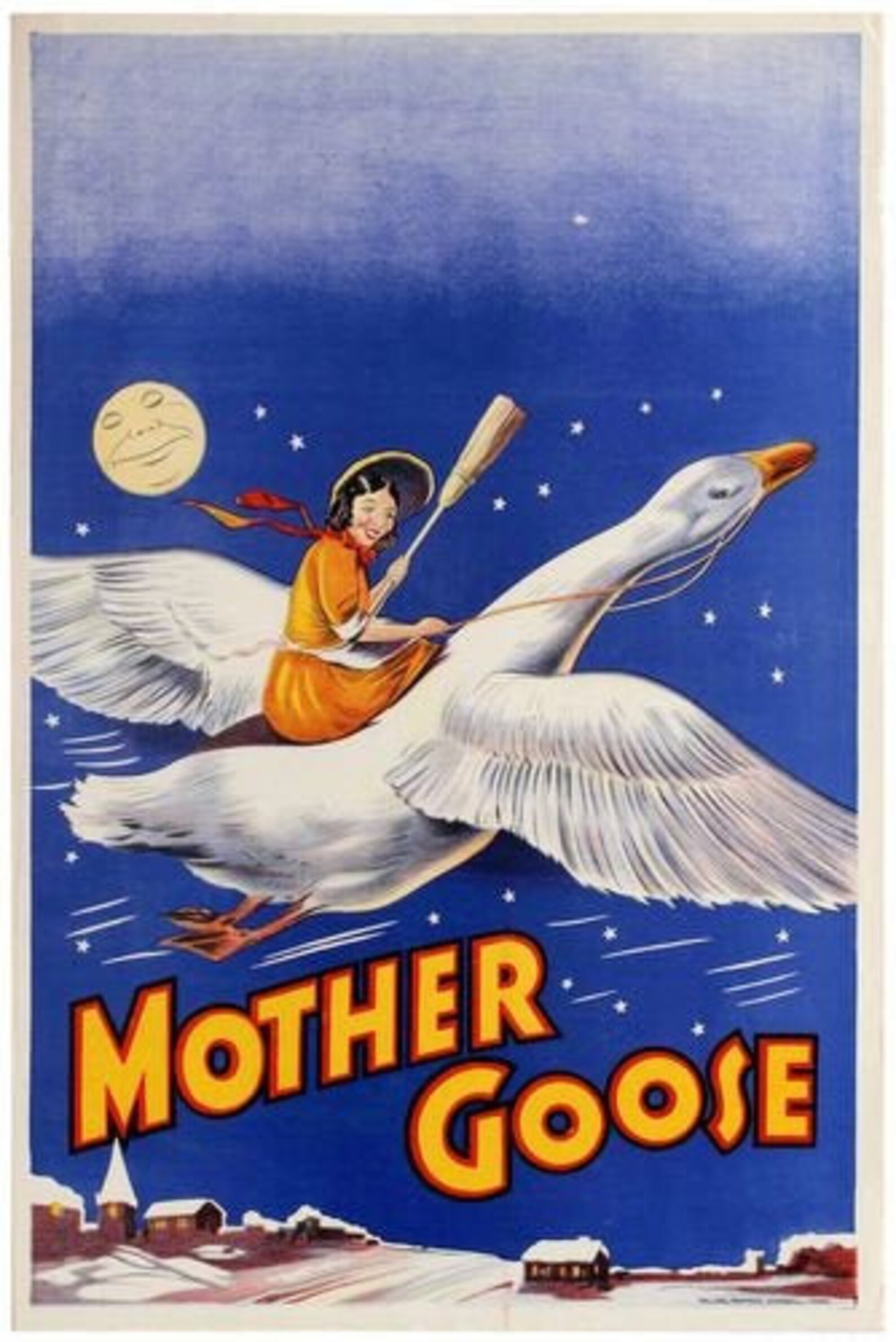 Vintage Mother Goose British Pantomime Poster A3/A4 Print - Etsy UK
