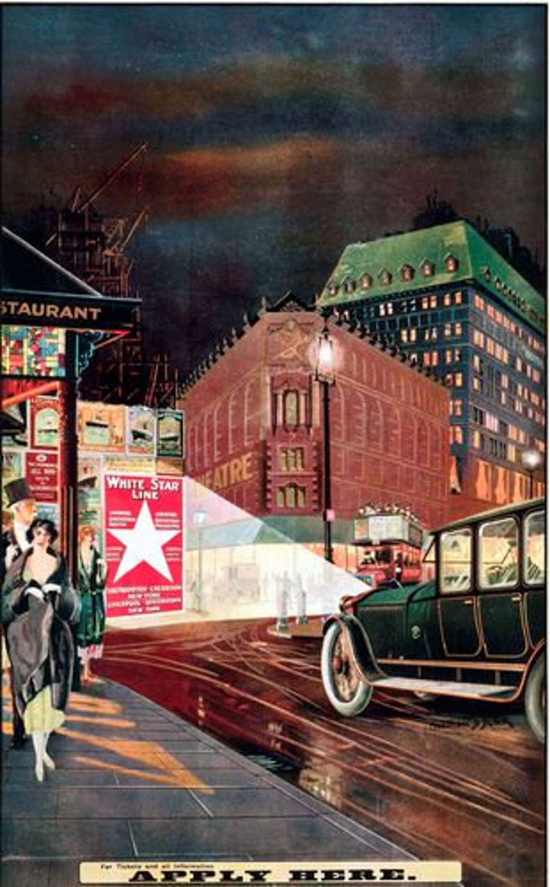 Vintage White Star Lines Shipping Line Tourism Poster Reprint A3/A4 - Etsy