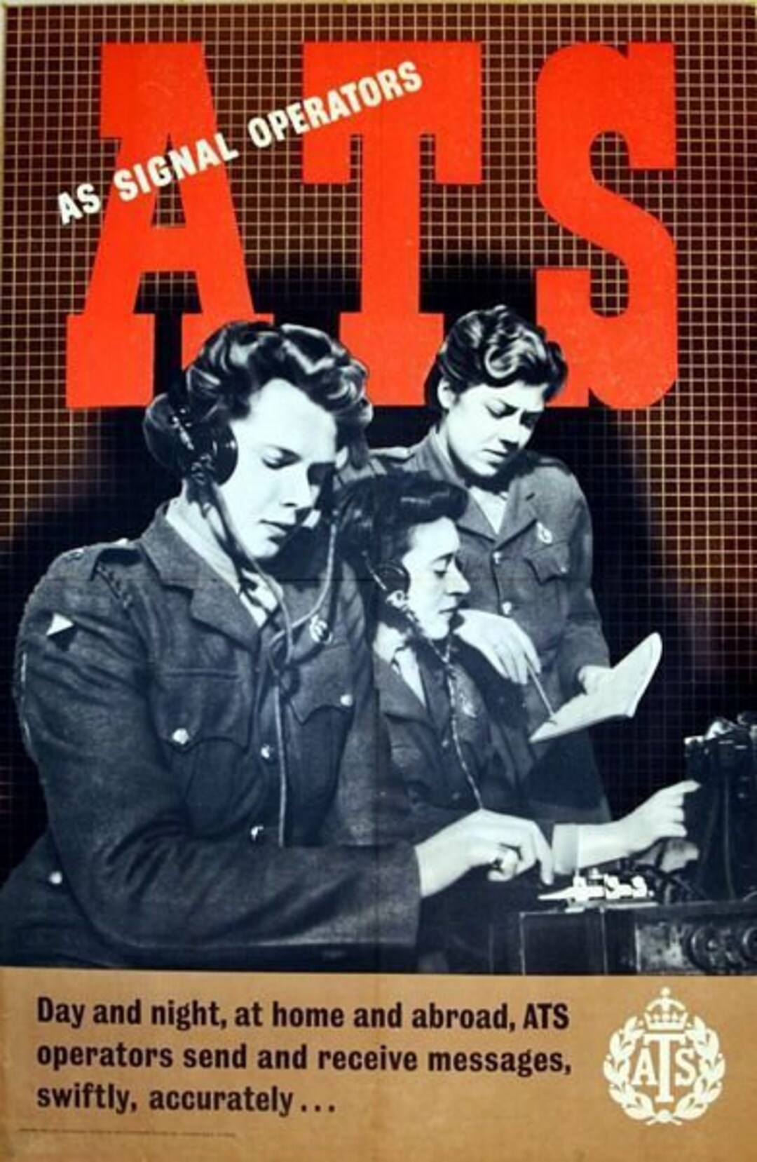 Vintage World War Two Ats Recruitment Poster A3 Print - Etsy