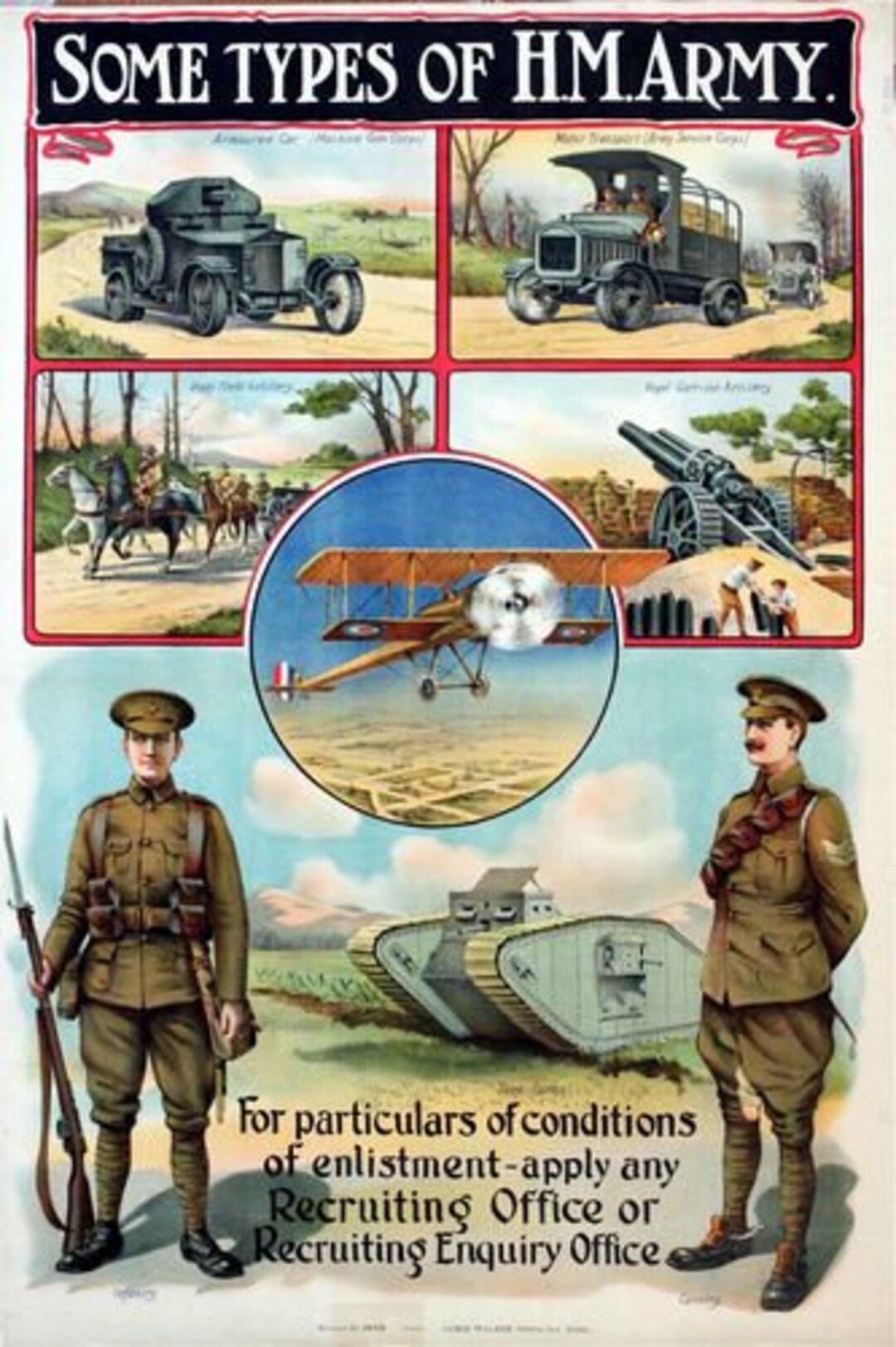 Vintage World War One British Army Recruitment Poster Reprint A3/A4 - Etsy
