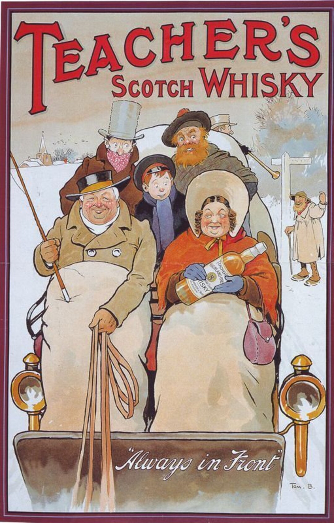 1904 Teachers Whisky Advertisement Poster Print A3/a4 - Etsy