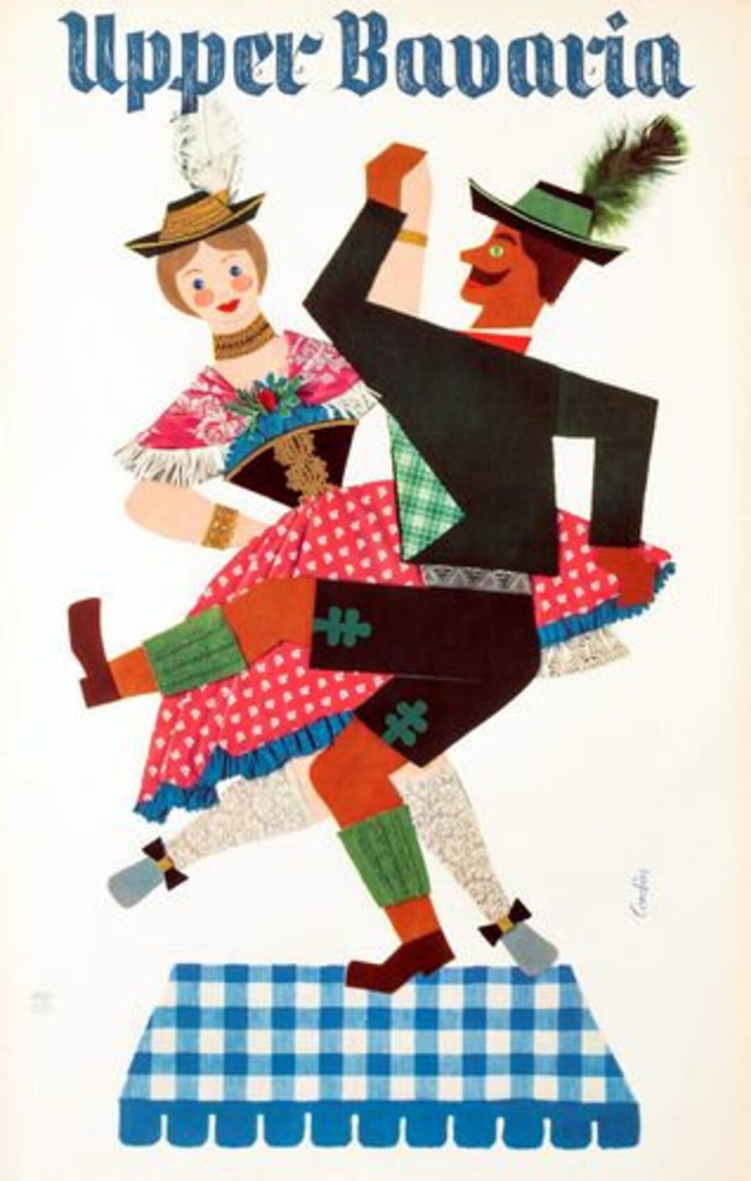 Vintage Bavaria Germany Tourism Poster A3/A4 - Etsy