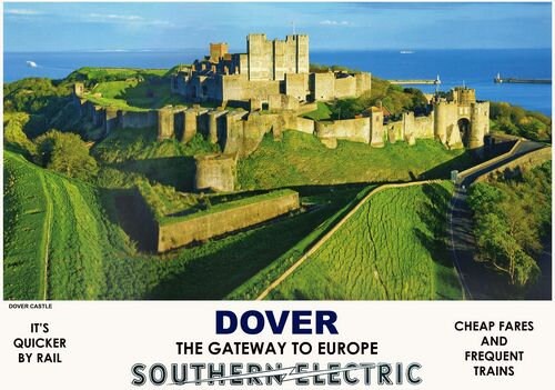 Vintage Style Railway Poster Dover Castle A4/A3/A2 Print - Etsy