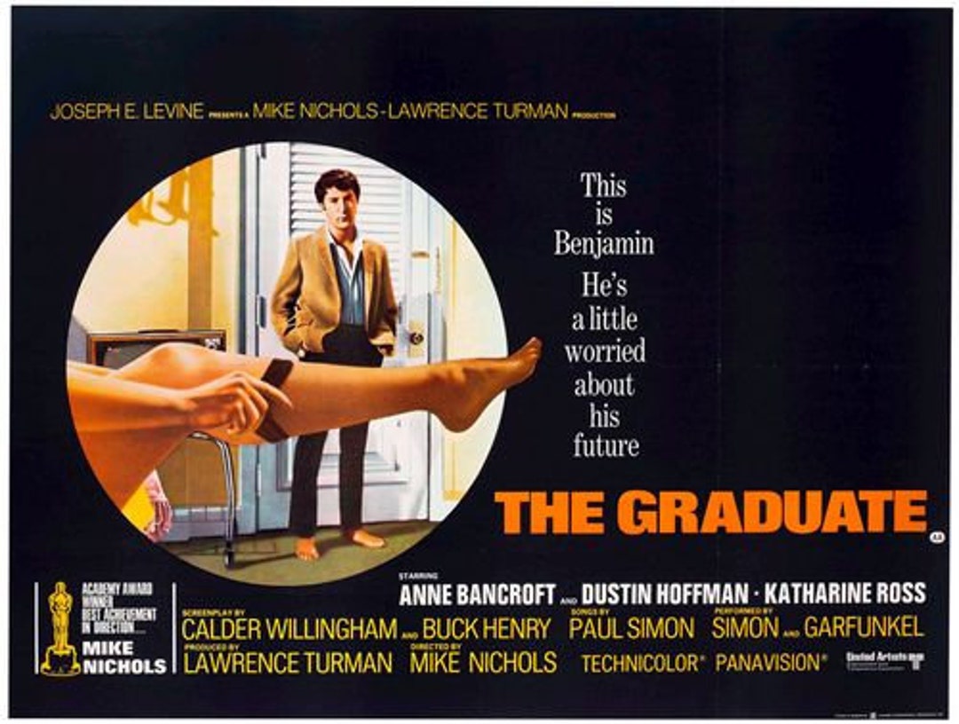 Vintage the Graduate Movie Poster Reprint A3/A4 - Etsy