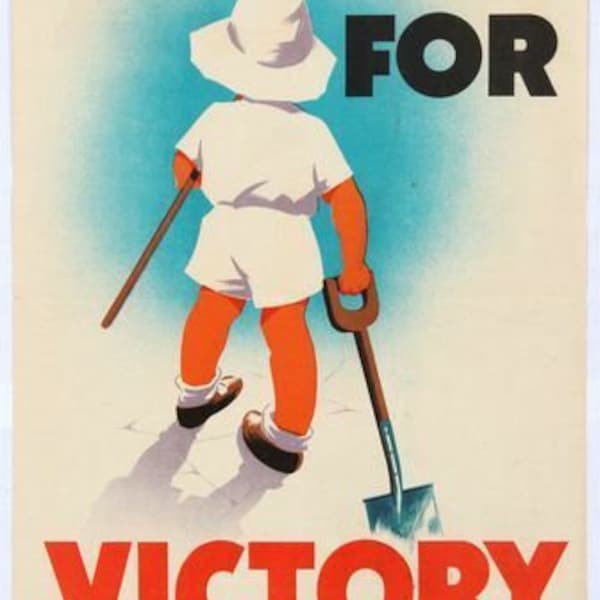 Dig for Victory Poster - Etsy UK