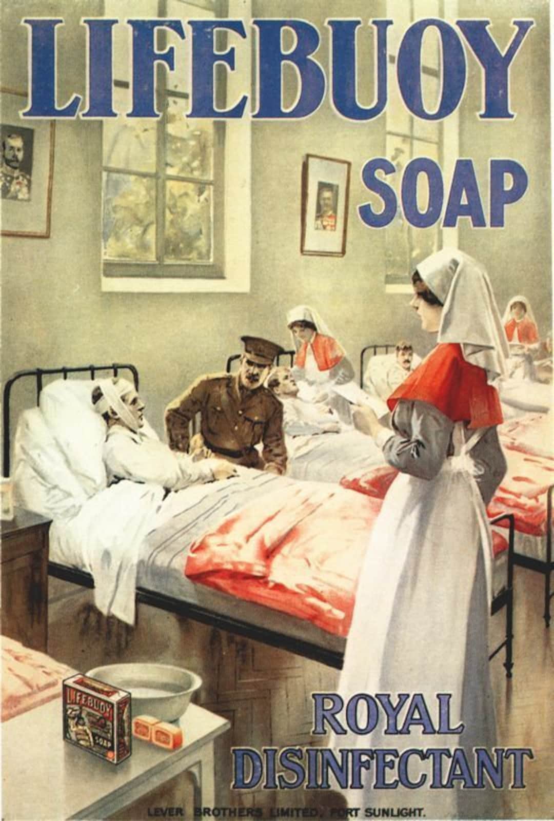World War One Lifebuoy Soap Advertisement Poster A3/a2 Print - Etsy