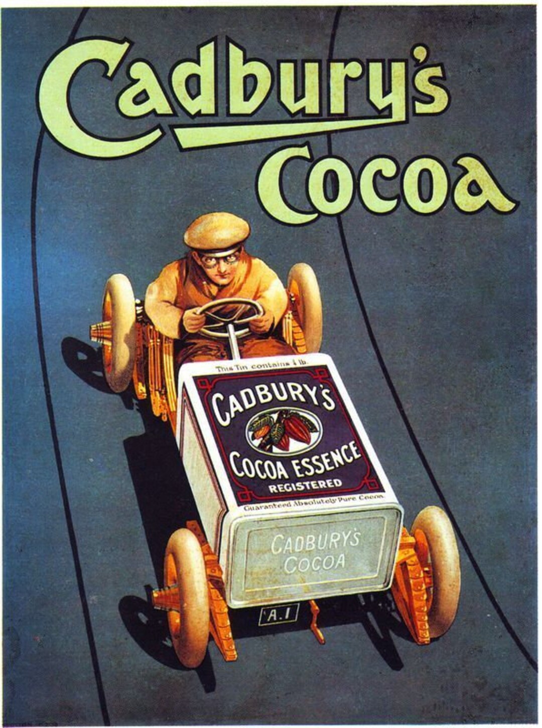 1920's Cadbury Cocoa Advertisement Poster Print A3/a4 - Etsy