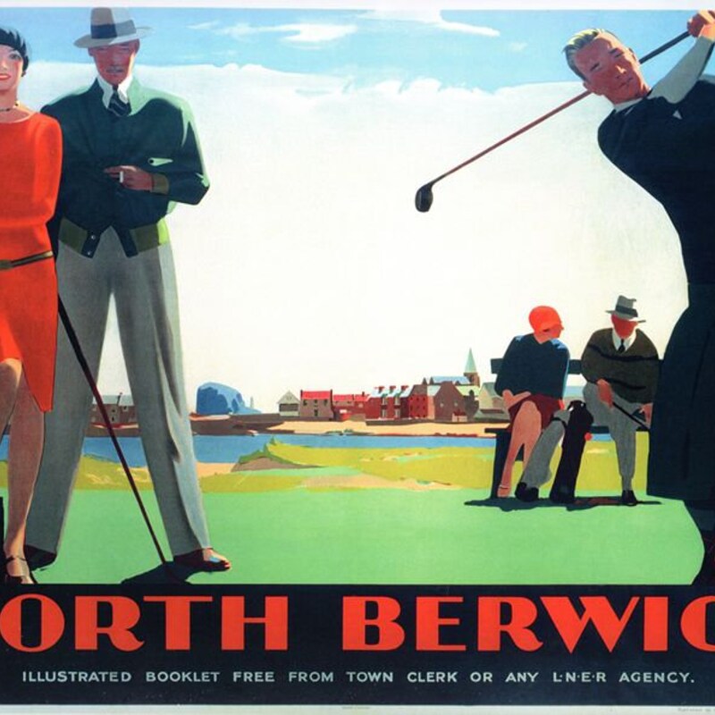 North Berwick Poster - Etsy UK