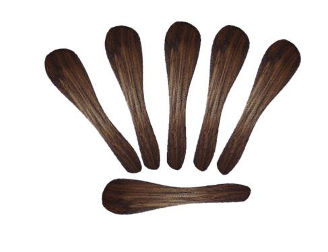 100 Pieces Mini Wooden Cosmetic Spatula(2 Inch)handmade - Eco Friendly ...