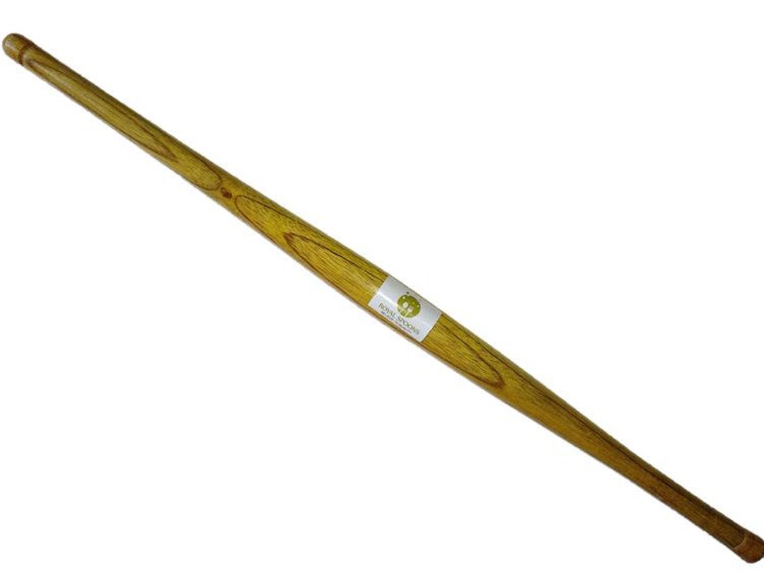 Wooden Rolling Pin Slim & Long Pastry Baking Stick Wooden Dough Roller ...