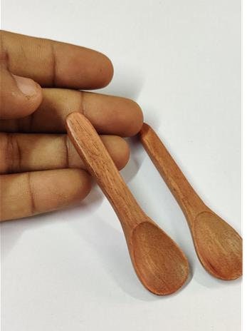 Personalized - Wooden Tiny Spoons Salt/sugar Mini Spoons Pack of 50/100 ...