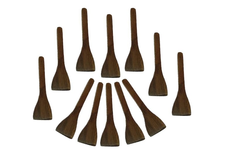 100 Mini Wooden Cosmetic Spatulas - Sharp End, Eco Friendly - Etsy