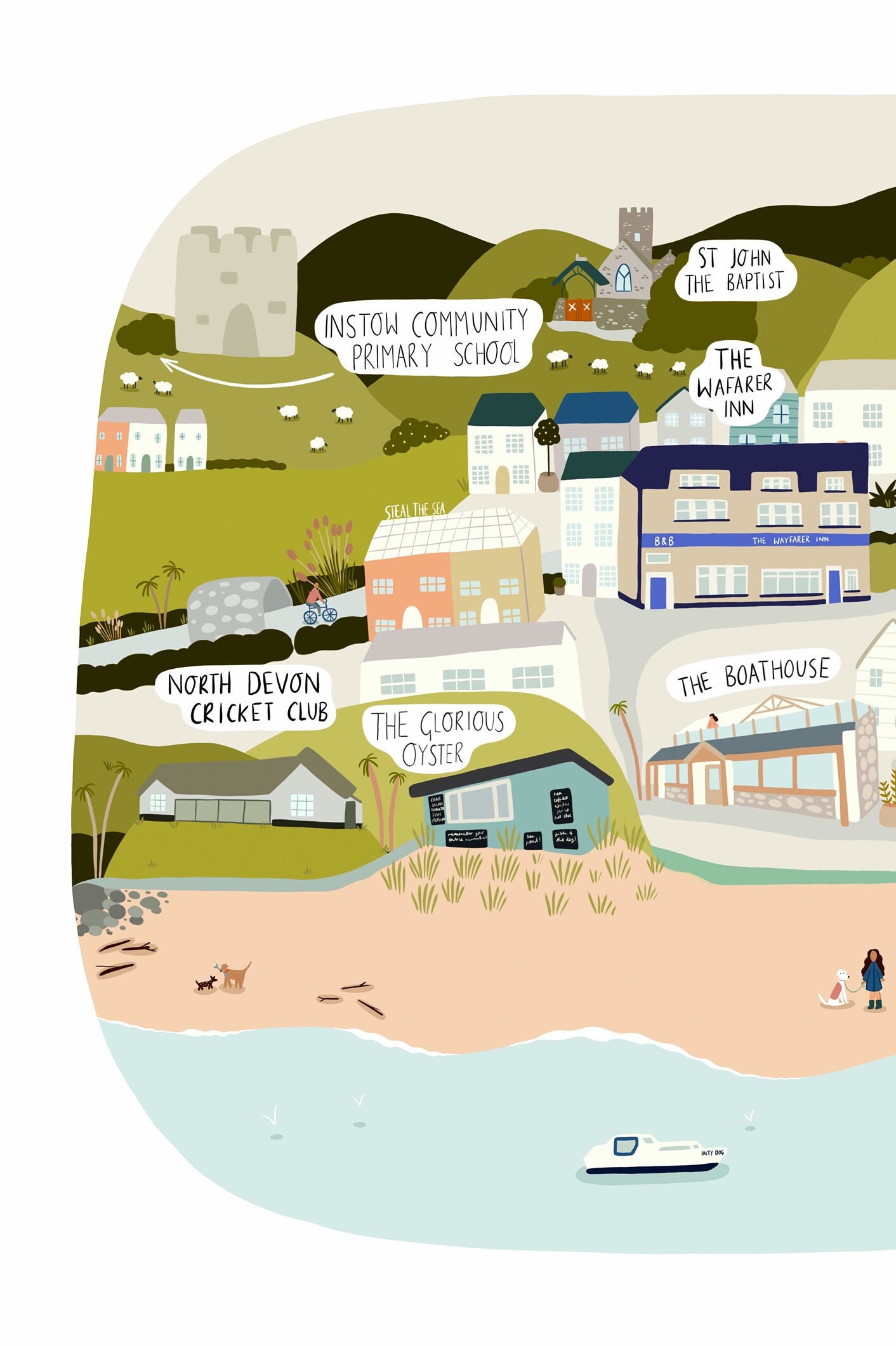 Coastal Maps, Prints & Cards — Steal the Sea